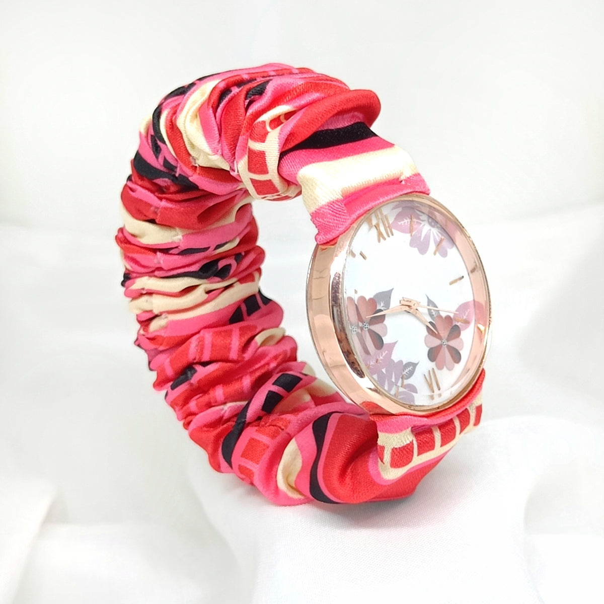 Printed Scrunchie Watch - Retro Rush - By Fairy & Rose – Fairy And Rose